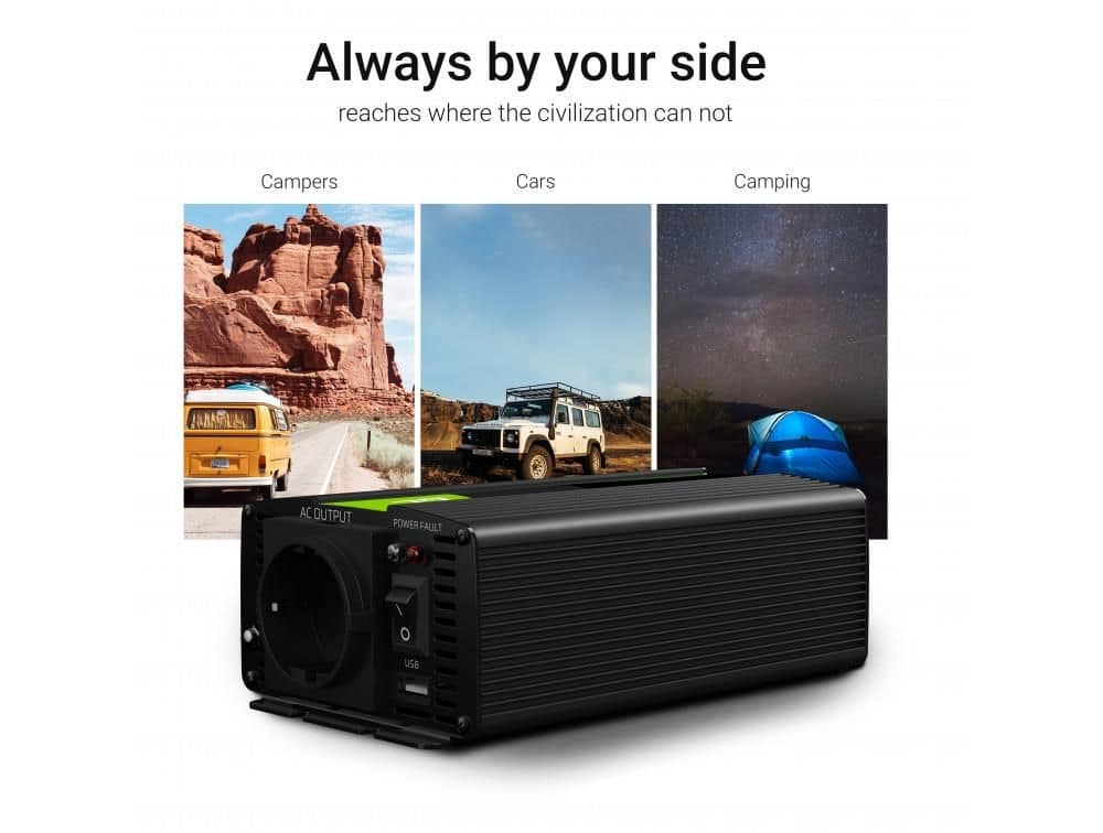 Invertor de tensiune 12V-230V 150W protectie la supratensiune INV06 ...